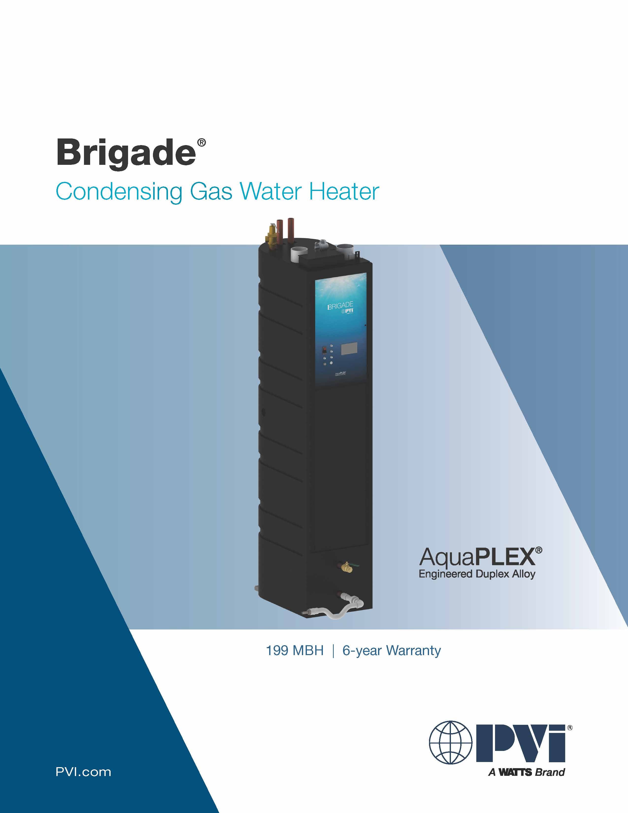 Brigade: Condensing Gas Water Heater – Deppmann Depot